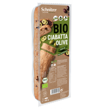 Genießen Sie glutenfreies Ciabatta Olive von Schnitzer | Happy Baking
